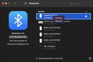 How to Rename a Bluetooth Device