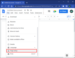 How To Change the Page Size in Google Docs