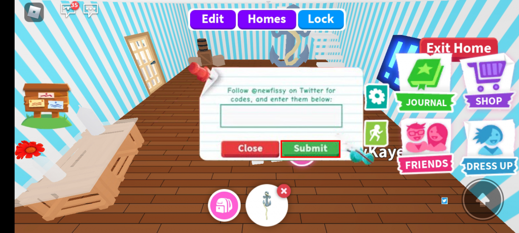 How To Redeem Codes in Adopt Me