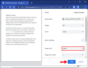 How To Change the Page Size in Google Docs