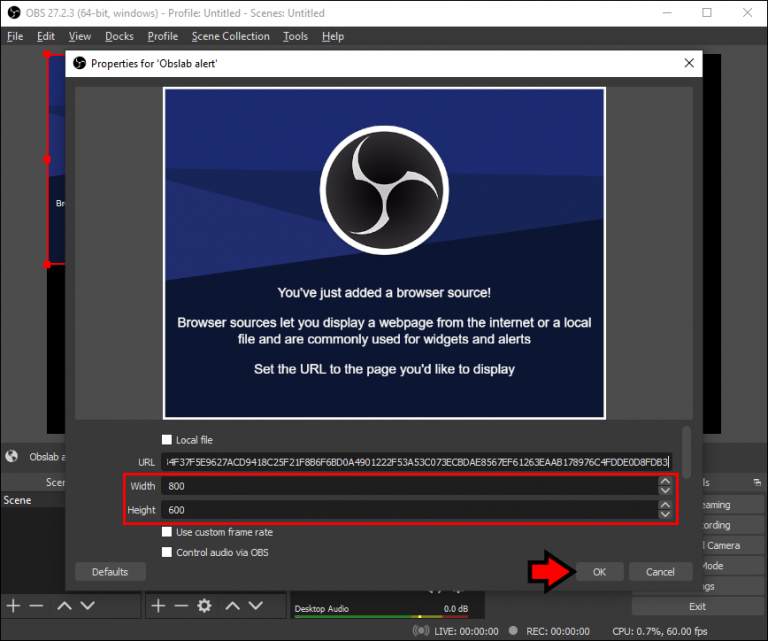 How To Add Alerts in OBS