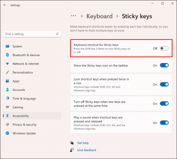 How To Disable Sticky Keys on a Windows PC, Mac, or Chromebook