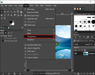 How To Save an Image as a PNG in Gimp