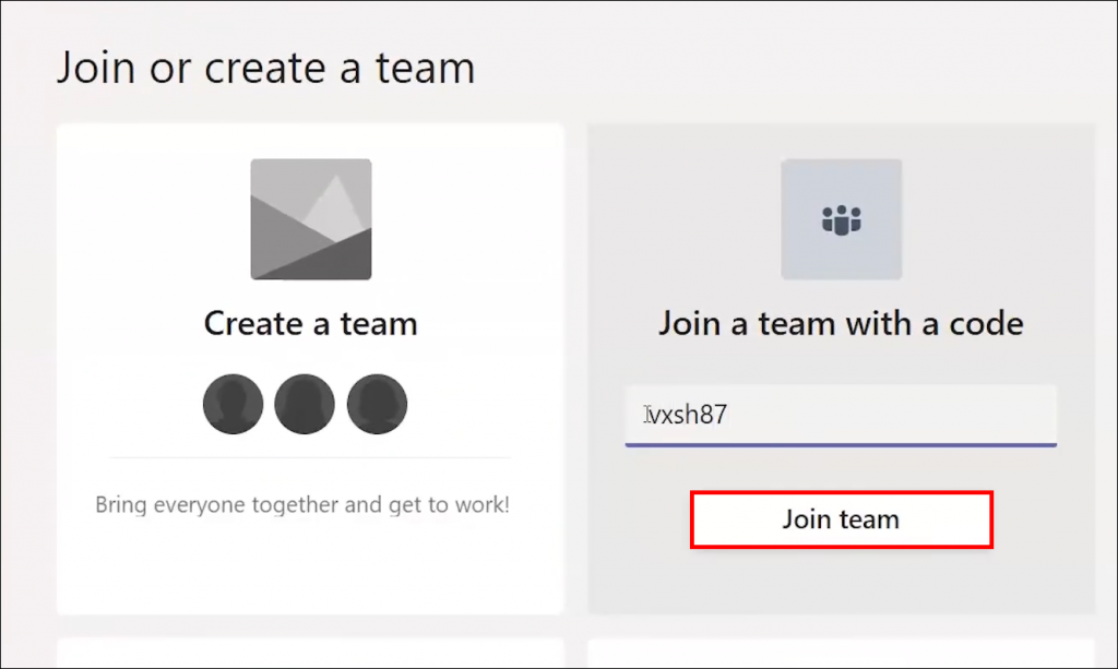 How To Join a Meeting With a Code in Microsoft Team