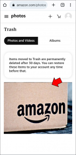How To Empty the Trash in Amazon Photos