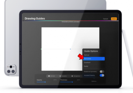 How To Mirror Objects in a Drawing in Procreate