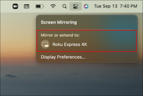 How To Mirror a Mac to a Roku Device