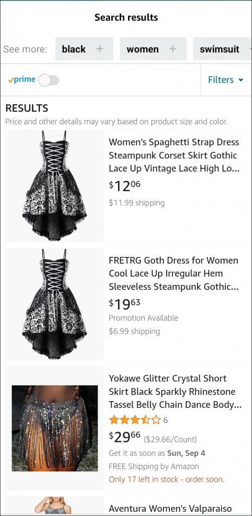 How To Find a Dress or Swimsuit From a Picture