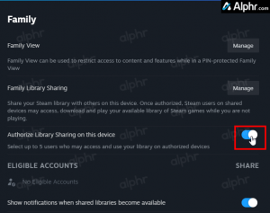 How To Share Your Steam Library With Friends and Family