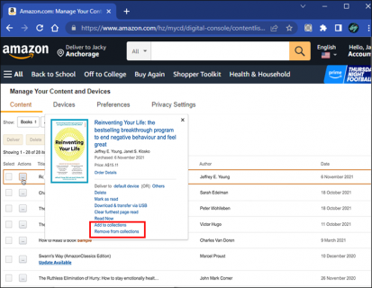 How To Organize Your Kindle Library