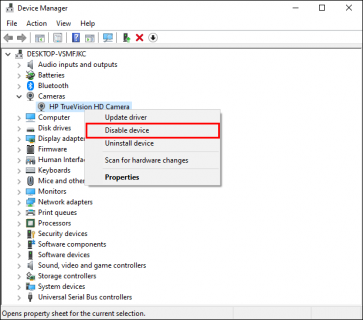 How To Disable the Camera on a Windows PC