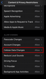 How To Prevent an App Using Data on the iPhone