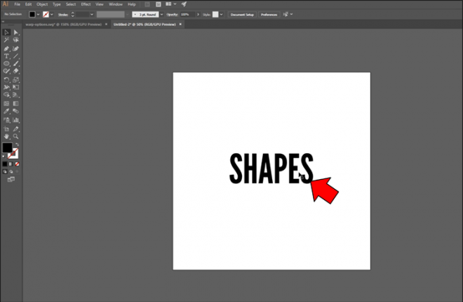 How to Make Text Into a Shape in Illustrator