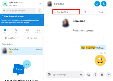 How To Find Your Old Skype Messages
