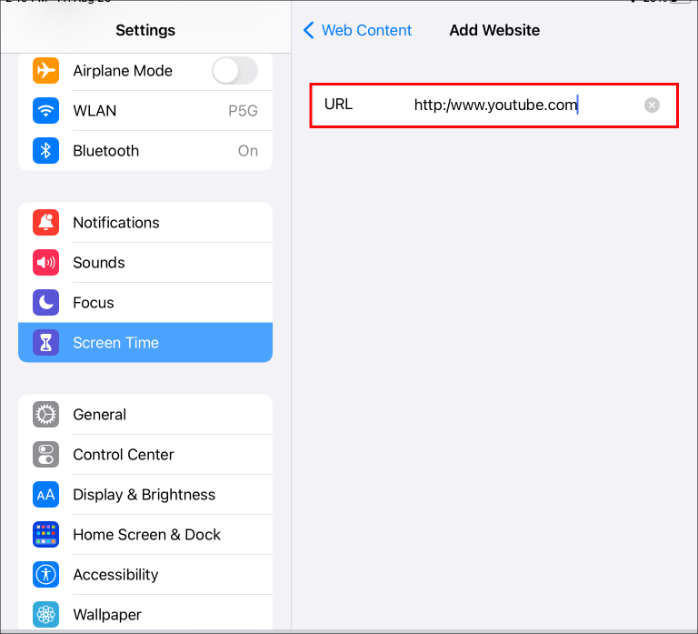 How To Block YouTube on an iPad