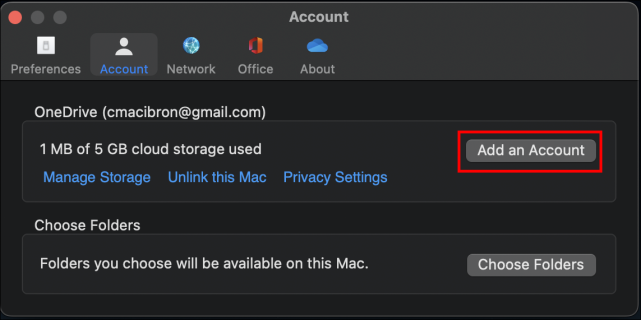 How To Add an Account to OneDrive