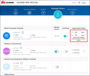 How To Throttle Bandwidth to Devices in Your Home