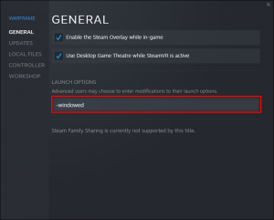 How To Modify Steam Launch Options