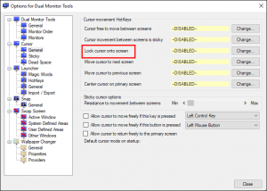 How To Lock a Mouse to One Monitor