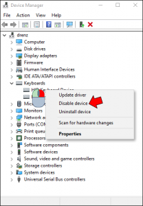 How To Disable a Laptop Keyboard