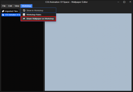 How to Make a Video Wallpaper in Wallpaper Engine