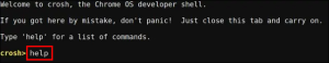 CROSH Commands - A Guide for Your Chromebook