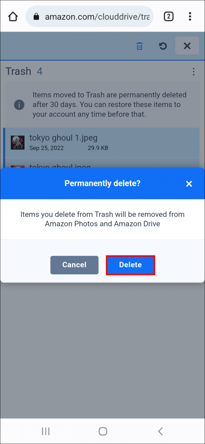 How to Delete All Photos From Amazon Photos