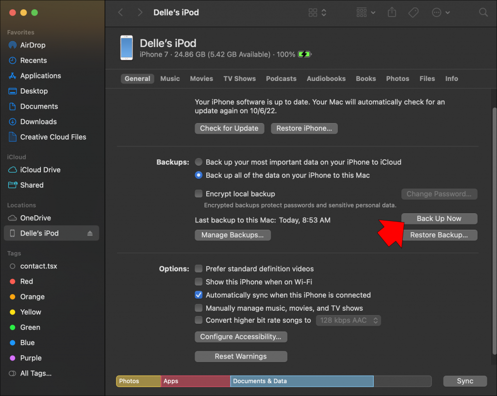 How To Backup an iPhone to an External Hard Drive