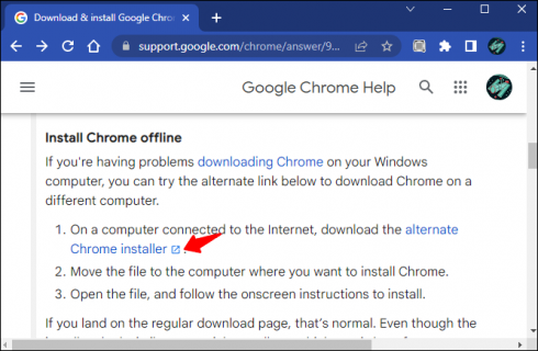 How To Use the Chrome Offline Installer