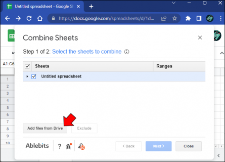 How To Merge Tabs in Google Sheets