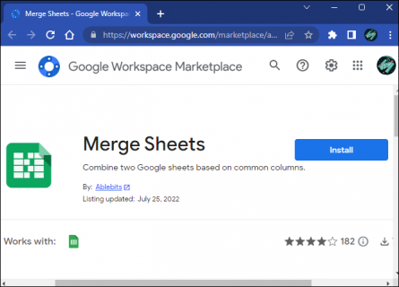How To Merge Tabs in Google Sheets