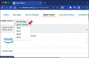 How To View Your Order History on Amazon