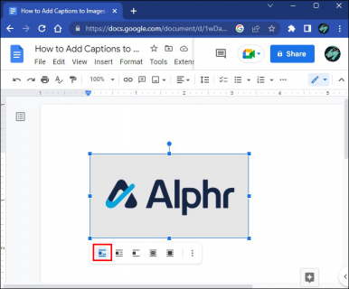 How To Add Captions to Images in Google Docs