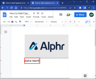 How To Add Captions to Images in Google Docs