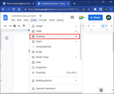 How To Add Captions to Images in Google Docs
