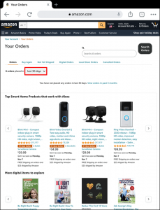 How To View Your Order History on Amazon