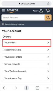 How To View Your Order History on Amazon