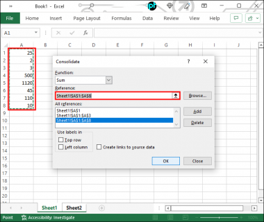 How To Merge Tabs in Excel