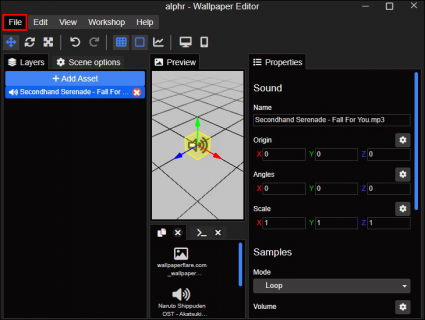 How to Add Sound in Wallpaper Engine