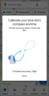 How To Use the Compass in Google Maps