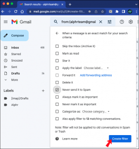 How to Stop Emails From Going to Spam in Gmail