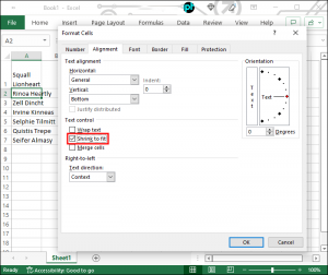How To Make Text Fit in a Cell in Excel