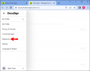 How To Change a Signature in DocuSign