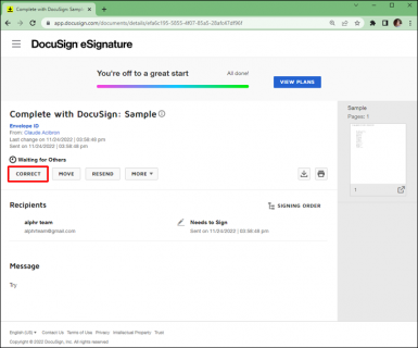 How To Change a Signature in DocuSign