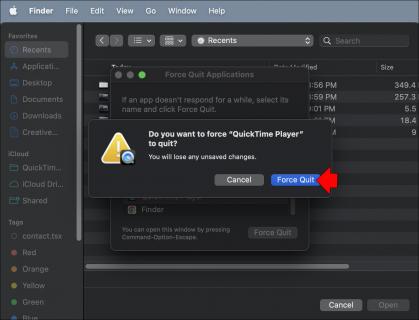How To Stop Screen Recording in QuickTime