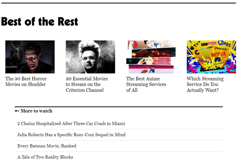 The Best TV Show Recommendation Engines