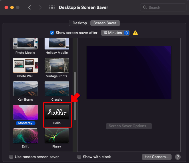 How To Set A Screensaver On A Mac