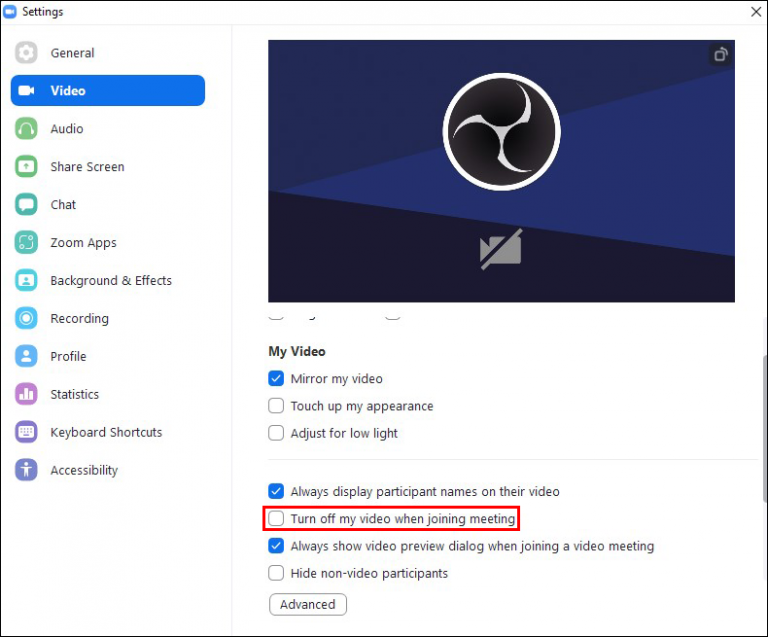 How To Show Profile Pictures Instead of Video on a Zoom Call
