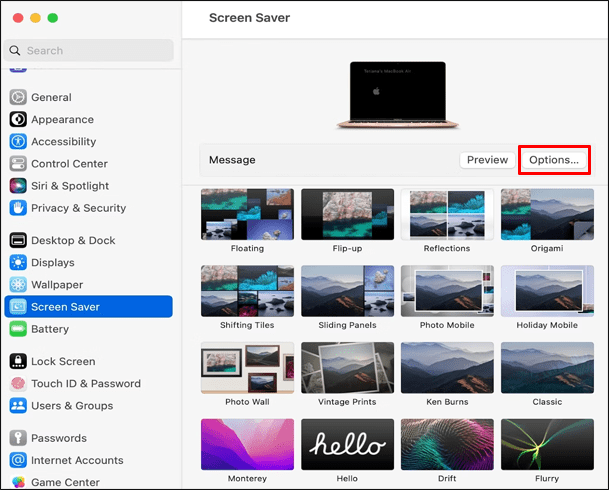 How To Set A Screensaver On A Mac