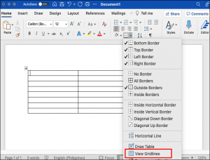 How To Create an Invisible Table in Word